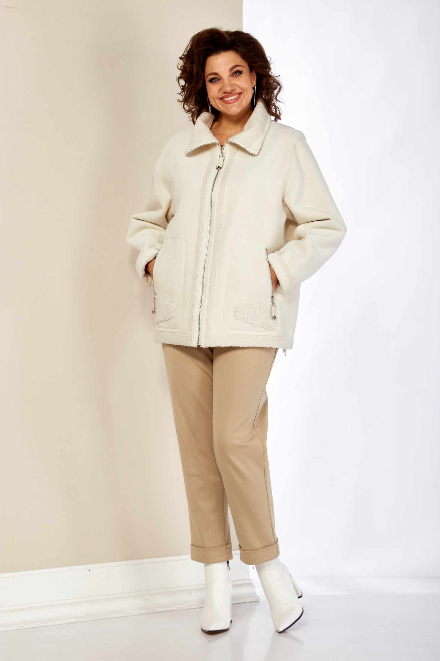 Куртка 2190 жемчужный Shetti купить в интернет магазине | в наличии